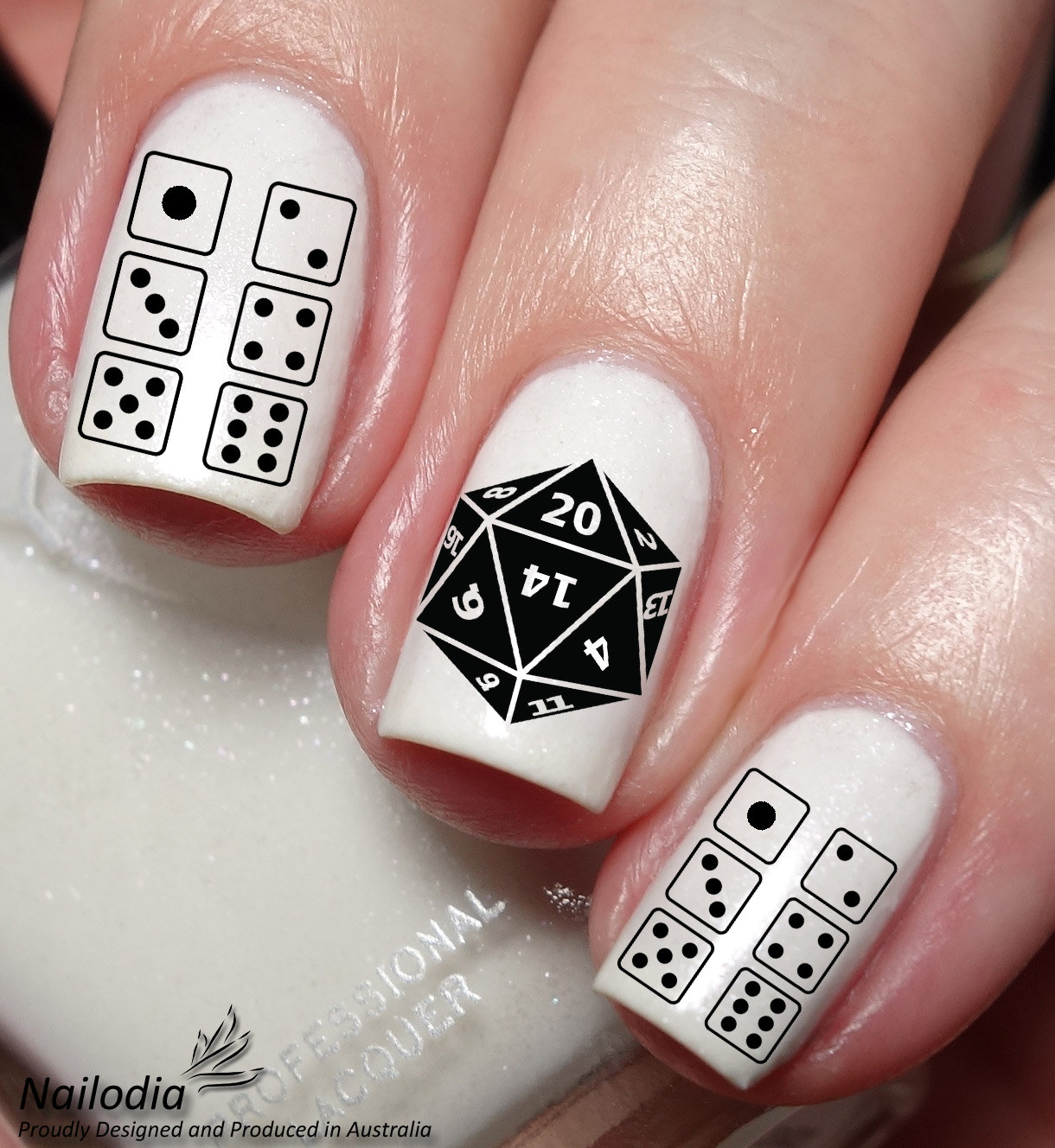 Popular Dnd Nail Art Decal Sticker - Etsy