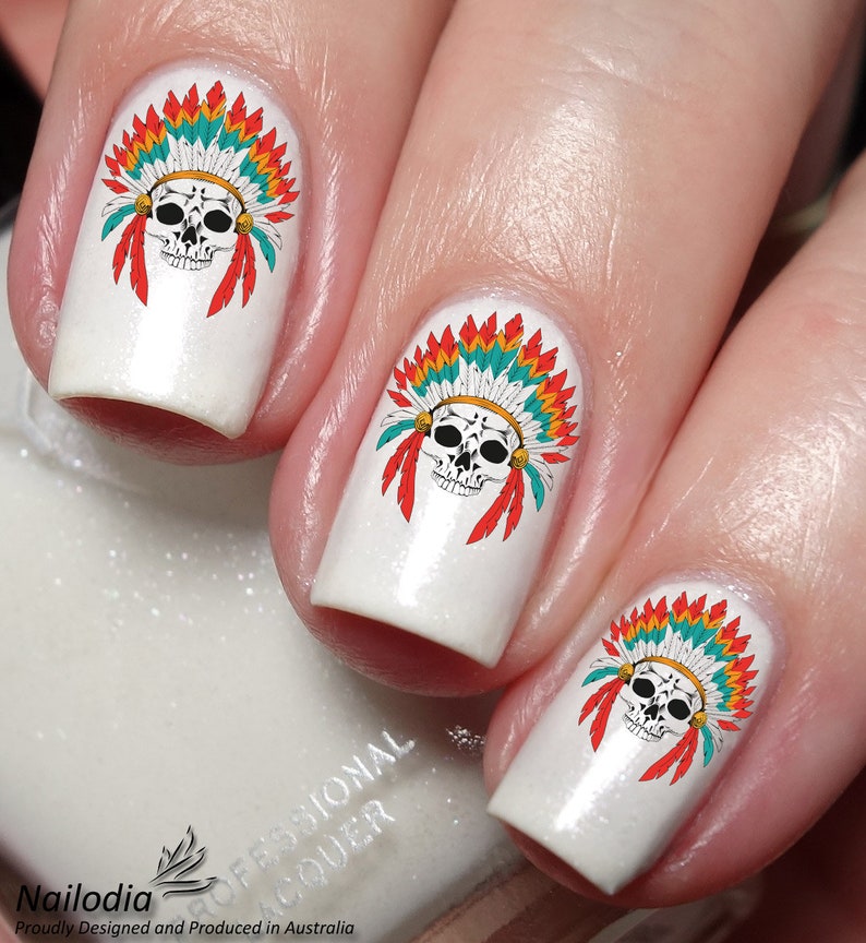 American Indian Native Nail Art Decal Sticker - Etsy