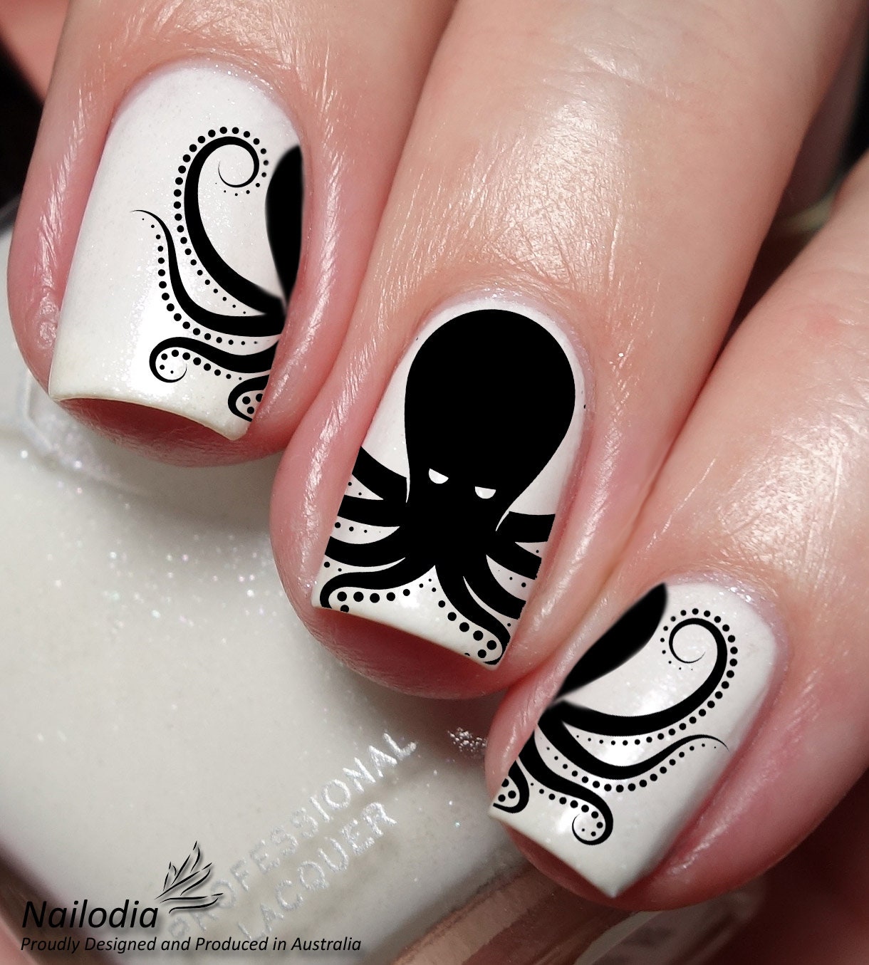 Octopus Lovers Nail Art Decal Sticker | Etsy
