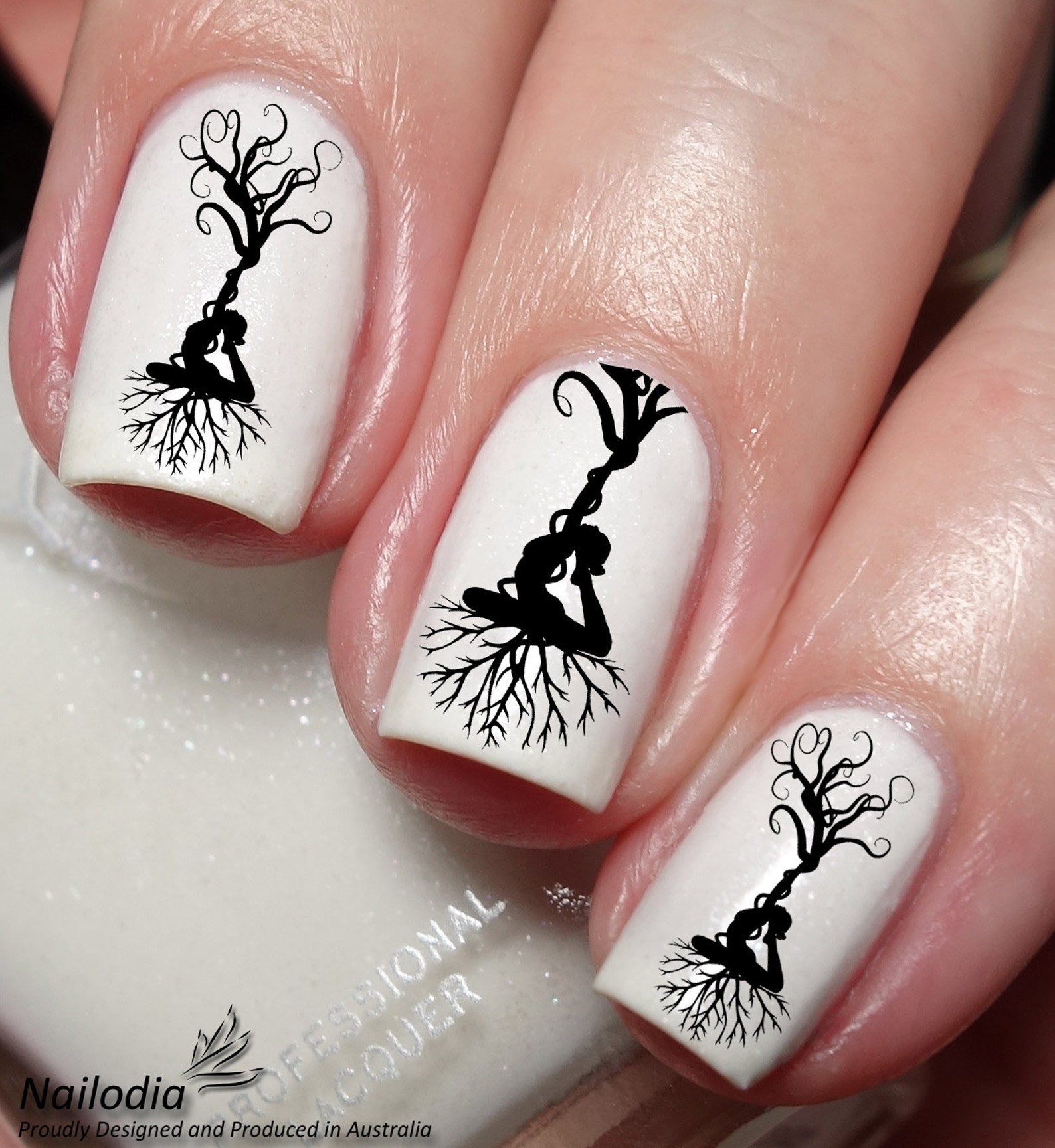 Yoga & Yogini Nail Art Decal Sticker - Etsy