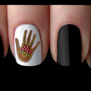 Australian Aboriginals Indigenous Painting Nail Art Decal Sticker - Etsy