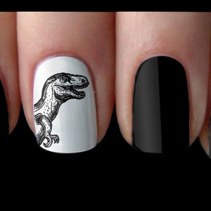 Dinosaur T-rex Nail Art Decal Sticker - Etsy