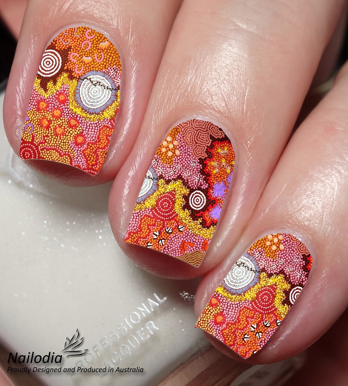 Australian Aboriginals Indigenous Painting Nail Art Decal - Etsy Australia