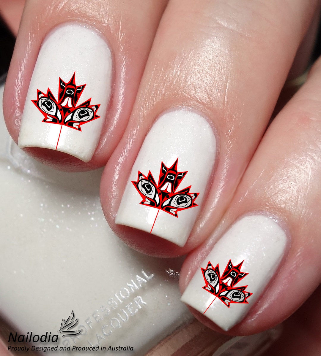 Native Canadian Indigenous Nail Art Decal Sticker - Etsy