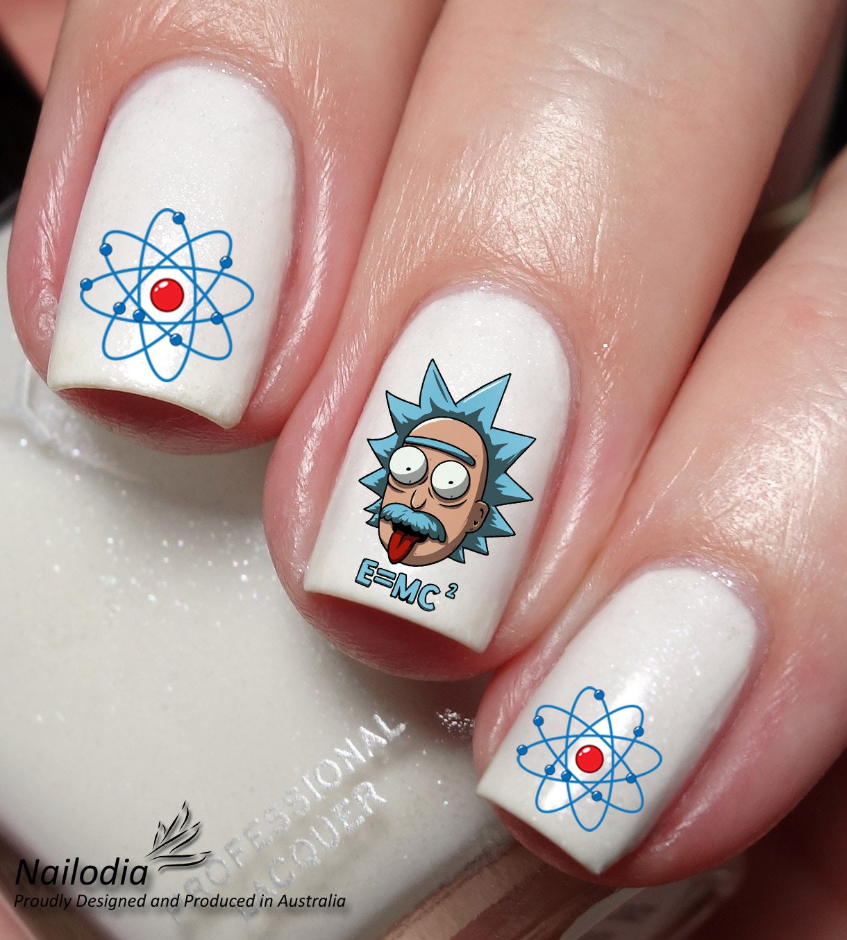Albert Einstein Nail Art Decal Sticker - Etsy