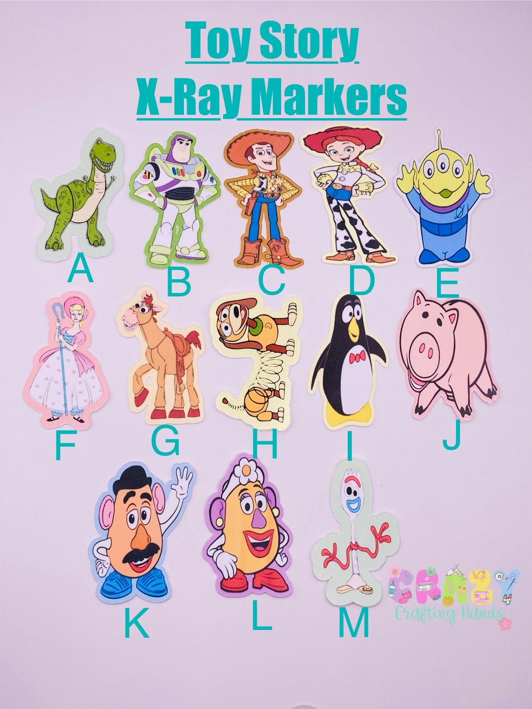 Toy Story X-ray Markers, Lead X-ray Markers, Rad Tech, Imaging Markers ...