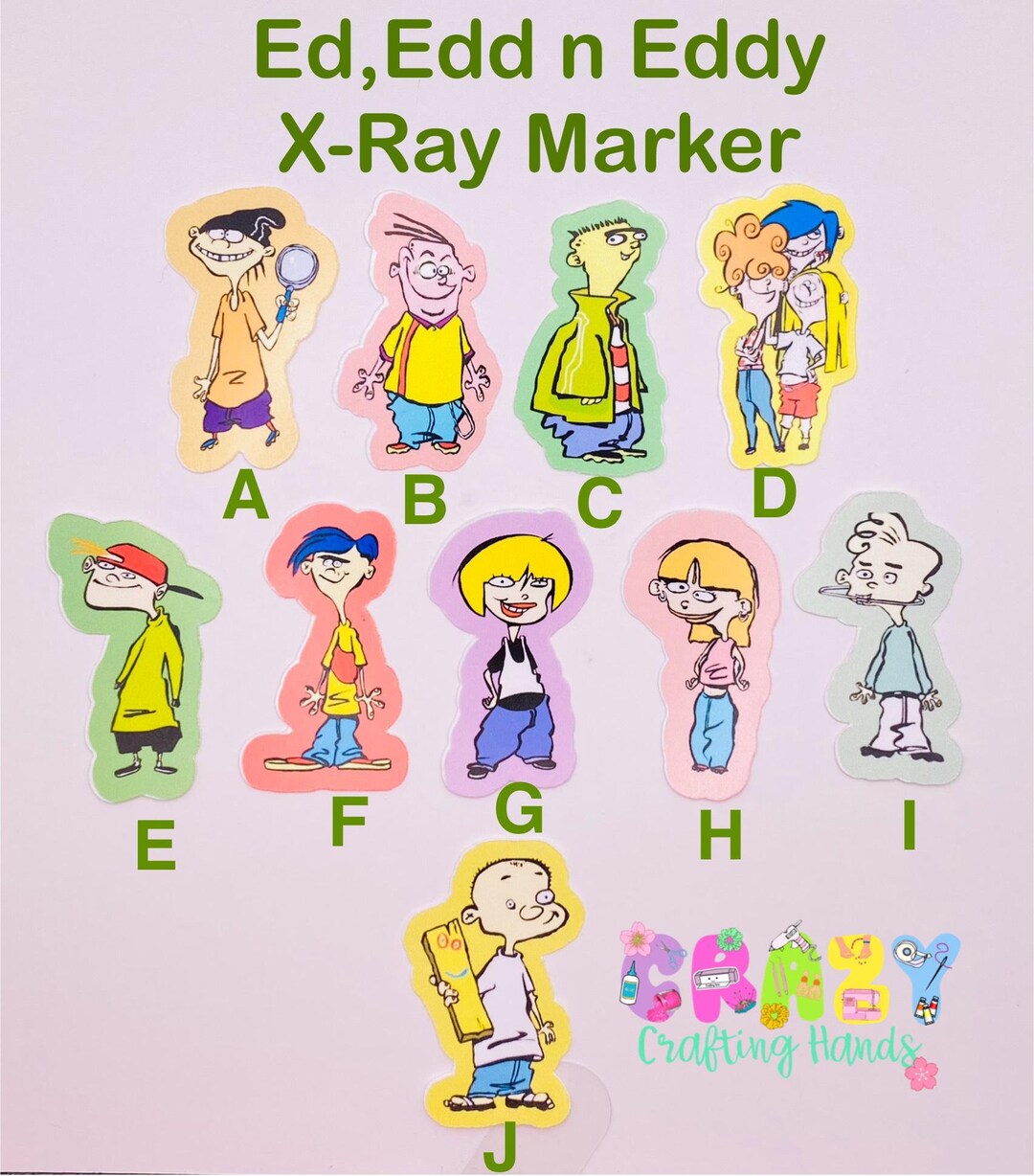 Ed, Edd N Eddy X-ray Markers, Lead X-ray Markers, Rad Tech, Imaging ...