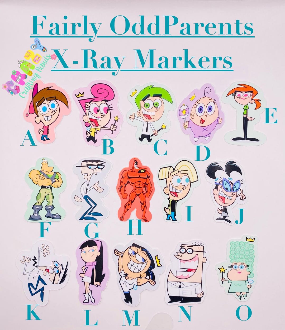 Fairly Odd Peculiar Parents X-ray Markers, Lead X-ray Markers, Rad Tech ...