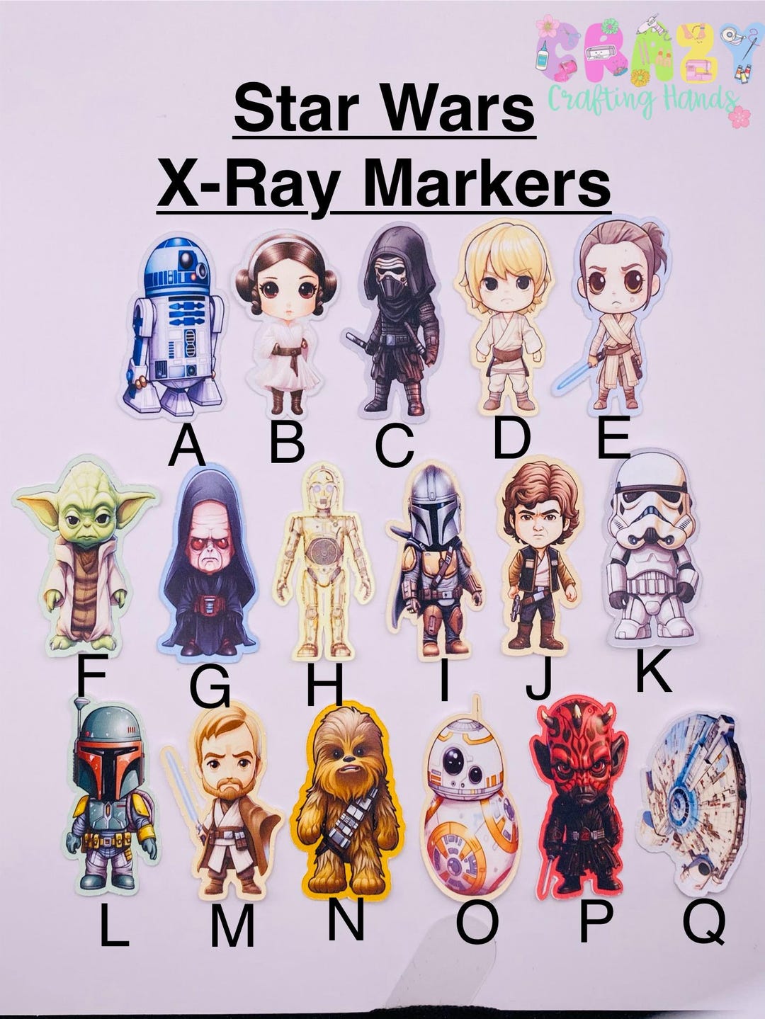 Star Wars X-ray Markers, Lead X-ray Markers, Rad Tech, Imaging Markers ...