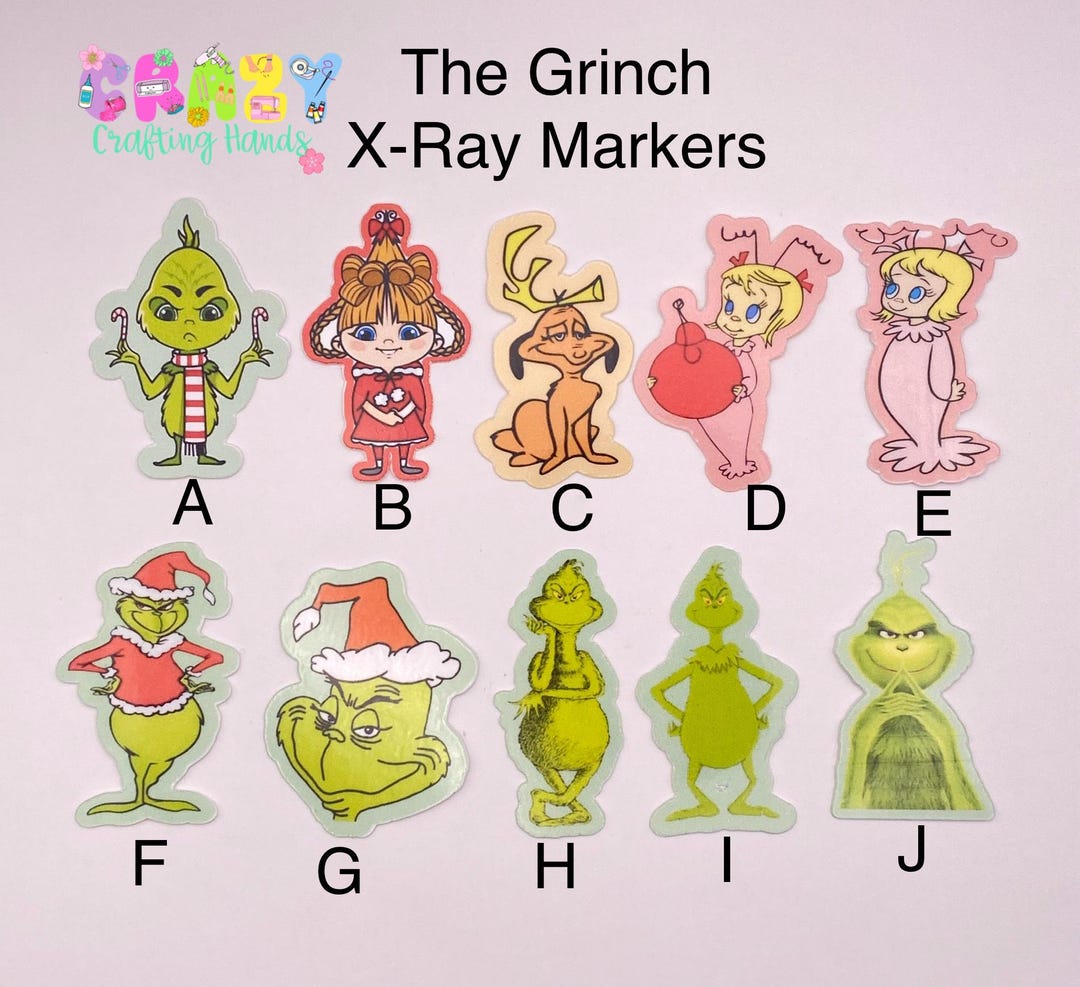 The Grinch X-ray Markers, Lead X-ray Markers, Rad Tech, Imaging Markers ...