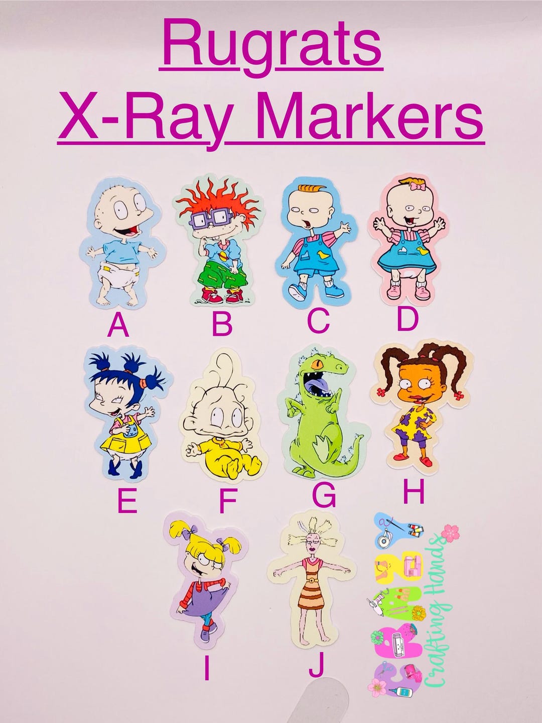 Rugrat Babies X-ray Markers, Lead X-ray Markers, Rad Tech, Imaging ...