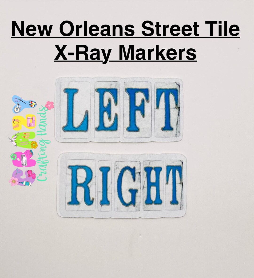 NOLA Street Tiles X-ray Markers, Lead X-ray Markers, Rad Tech, Imaging ...
