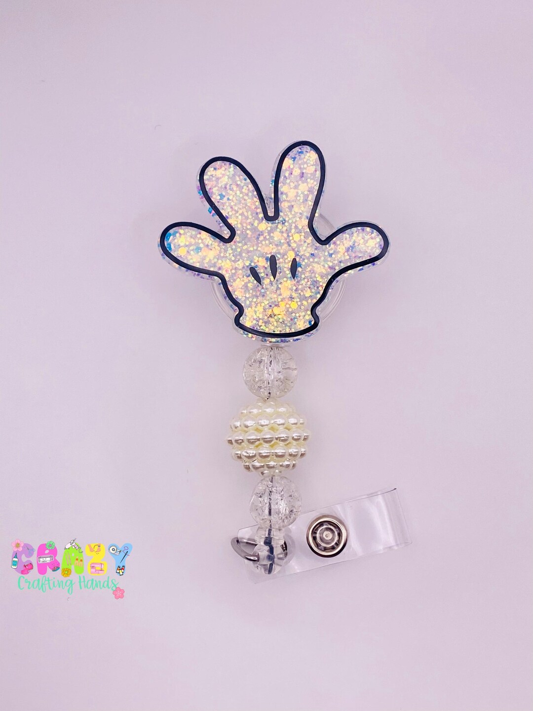 2in Mouse Character Hands Badge Reel, Interchangeable Badge Reel, Nurse ...