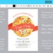 Pizza Party Kids Birthday Invitation, Pizzeria Birthday Invite, Digital ...