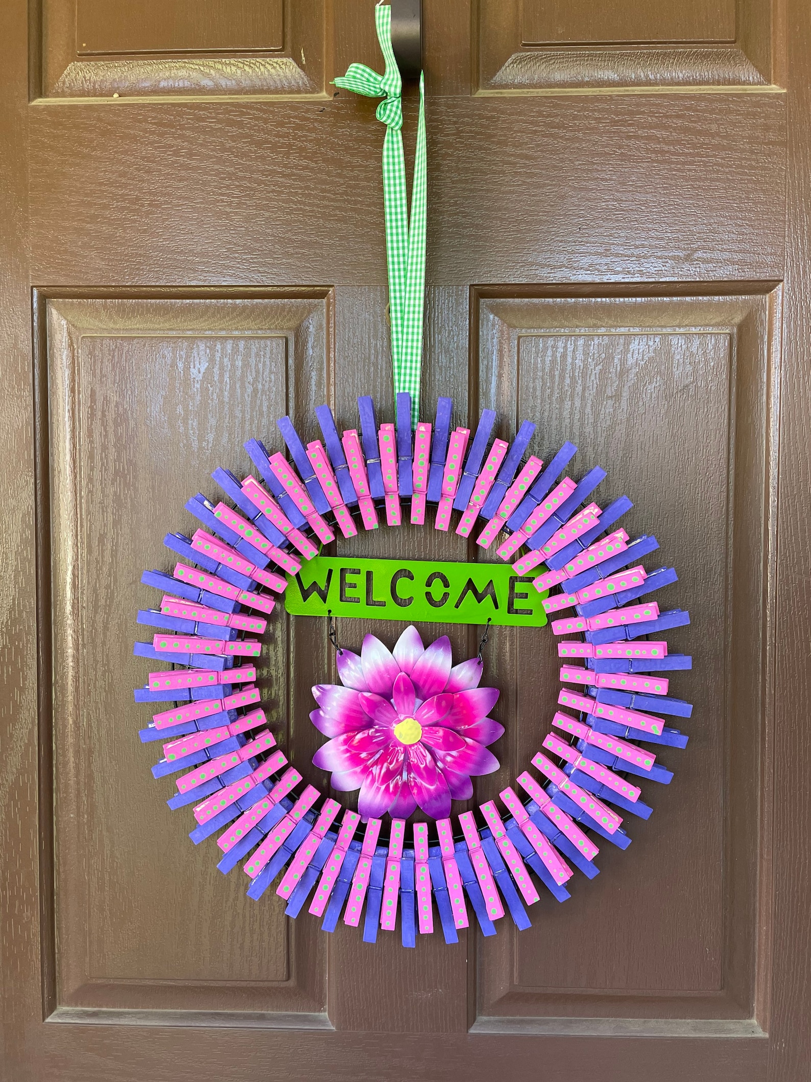 Flower Welcome Wreath - Etsy