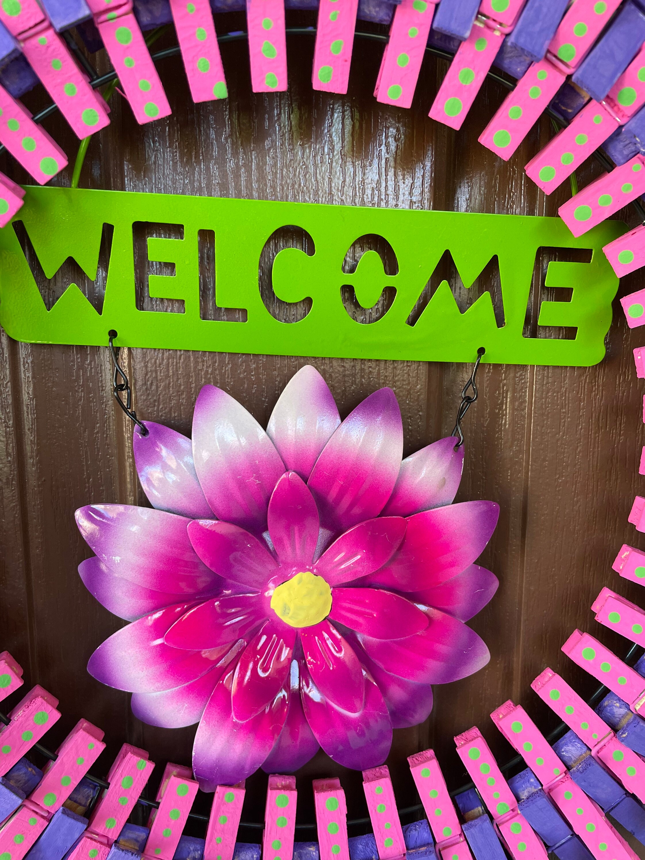 Flower Welcome Wreath | Etsy