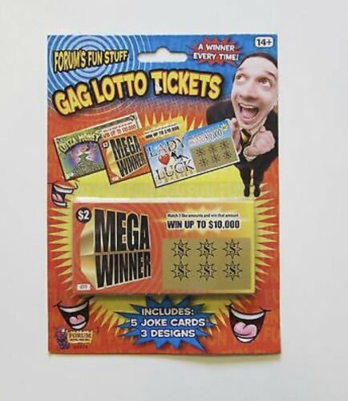 5 Fake Scratch Lottery Tickets Gag | Etsy