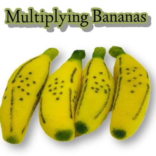 Climax Multiplying Sponge Banana 4 Set Appear Vanish Kids Party Show ...