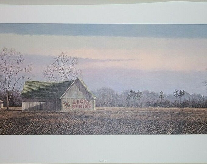 Jim Harrison PEPSI BARN Art Print Bookplate Print 10 X - Etsy