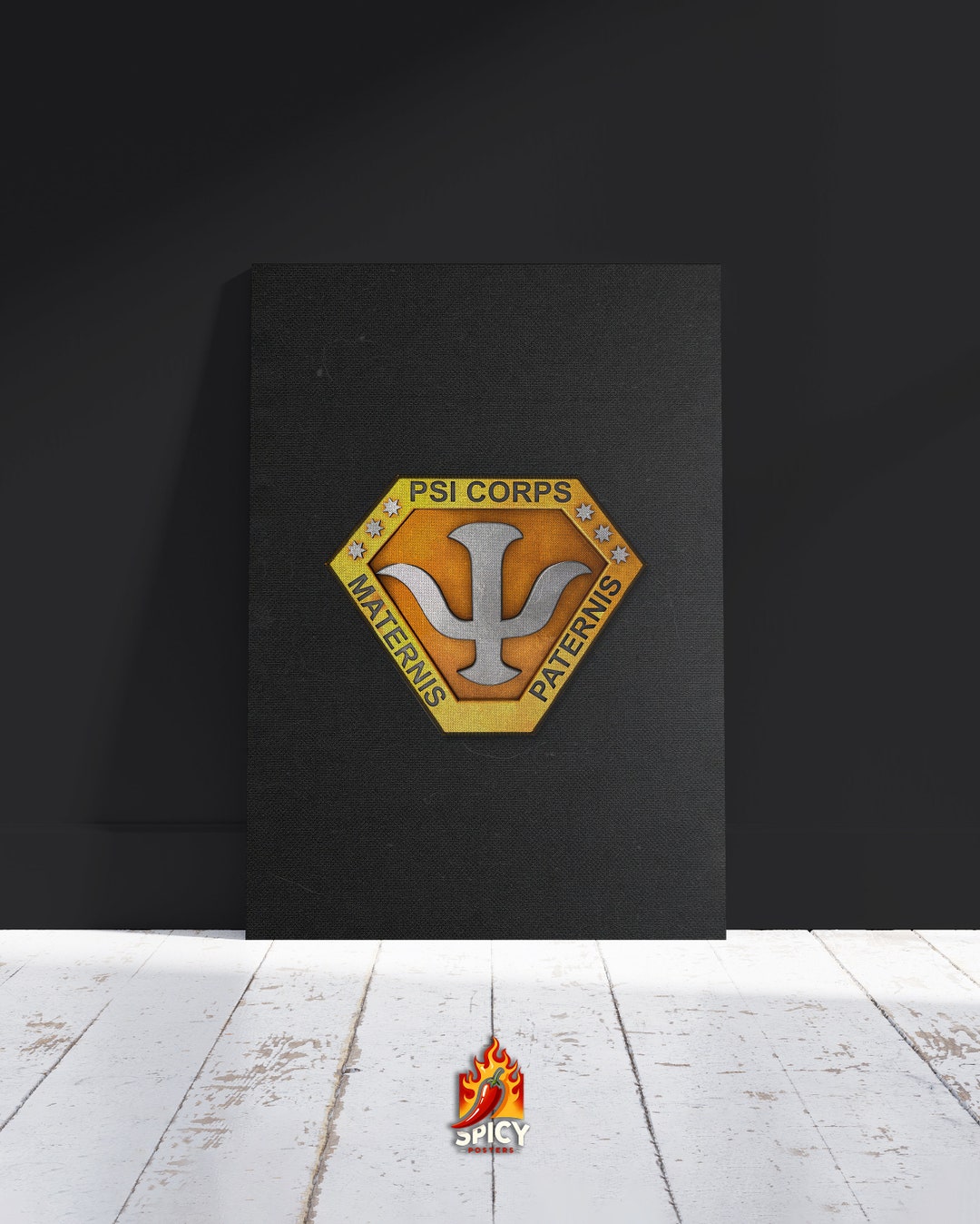 Exclusive Babylon 5 Poster 90s Series Art Print, Psi Corps Space Decor ...