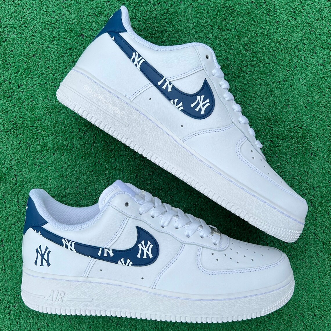 New York Yankees Custom Air Force 1 - Etsy