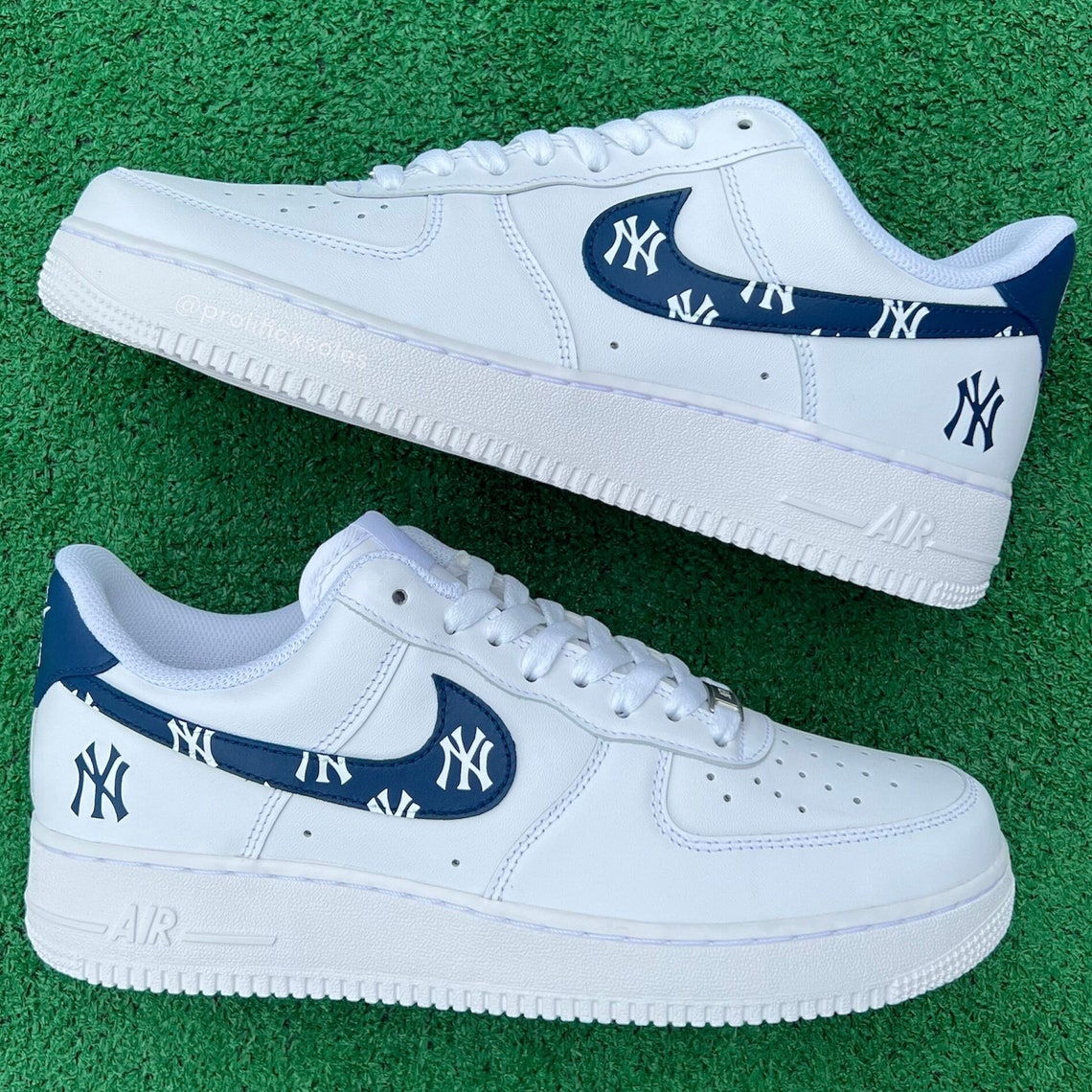 New York Yankees Custom Air Force 1 - Etsy