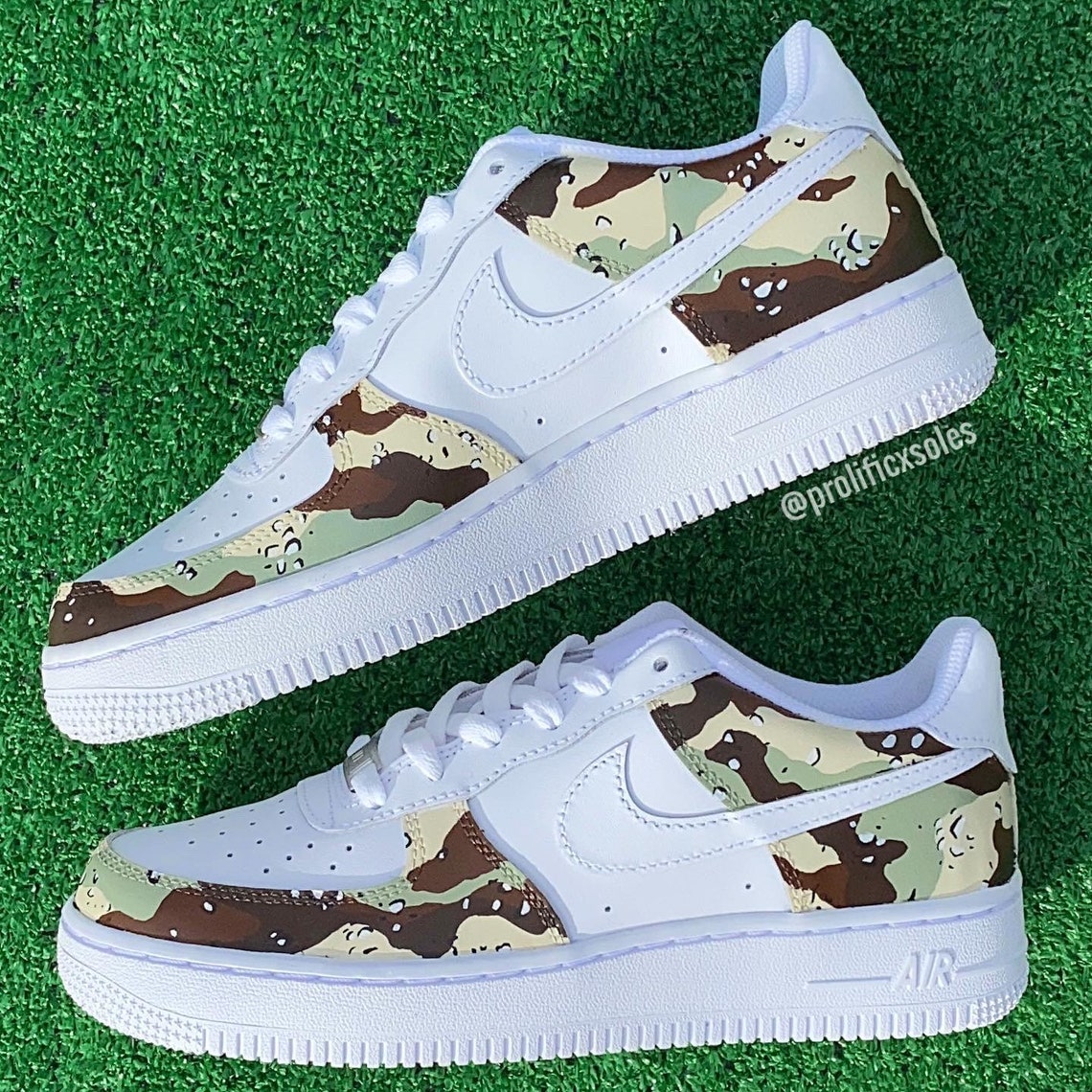 Desert Camo Custom Air Force 1 | Etsy