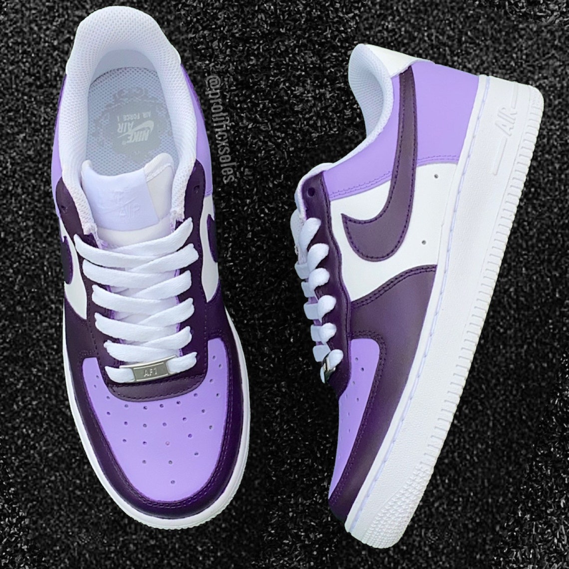 Purple Tone Custom Air Force 1 - Etsy