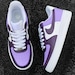 Purple Tone Custom Air Force 1 - Etsy
