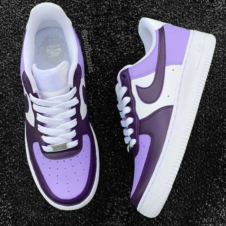 Purple Tone Custom Air Force 1 - Etsy