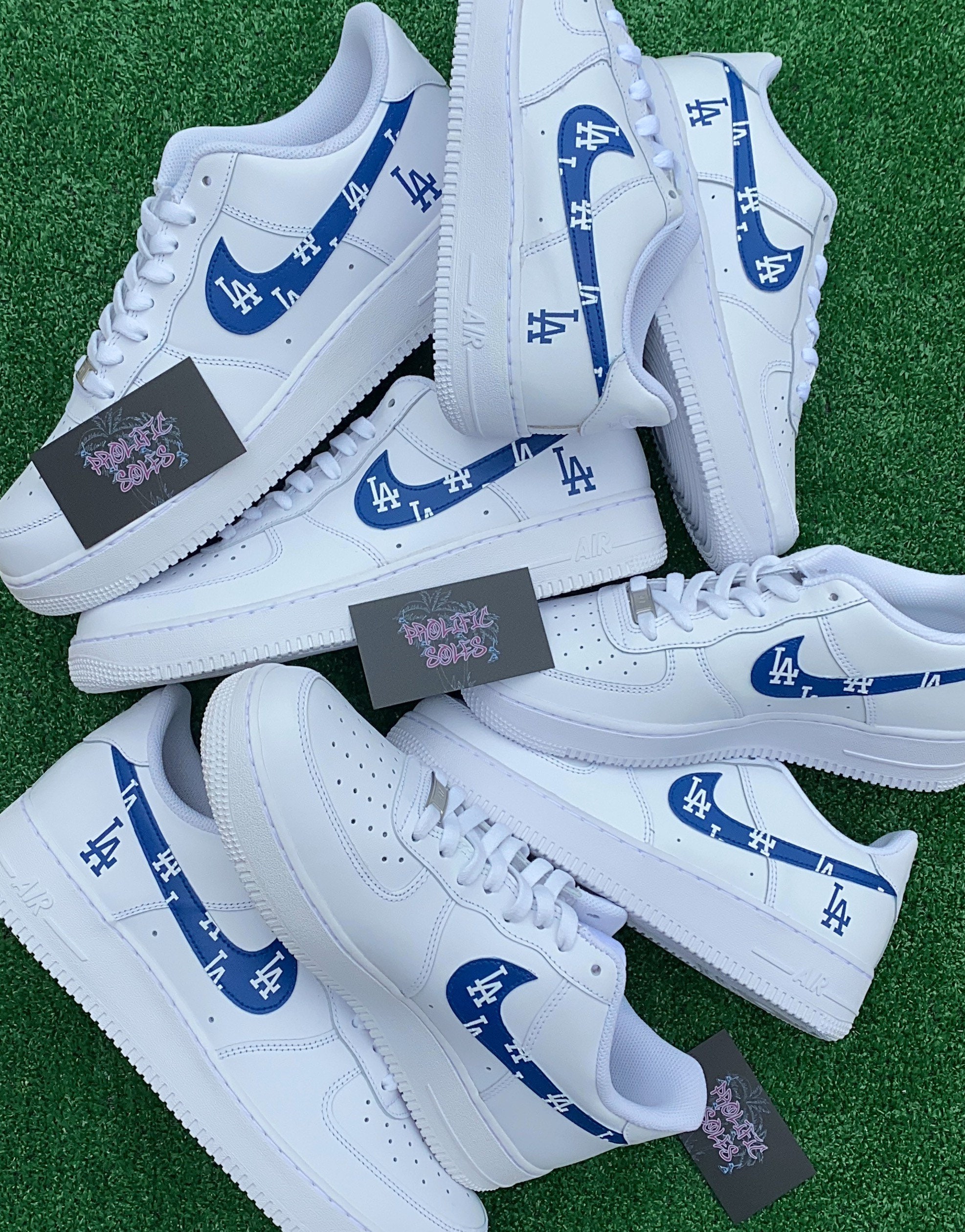 LA Dodgers Custom Air Force 1 - Etsy