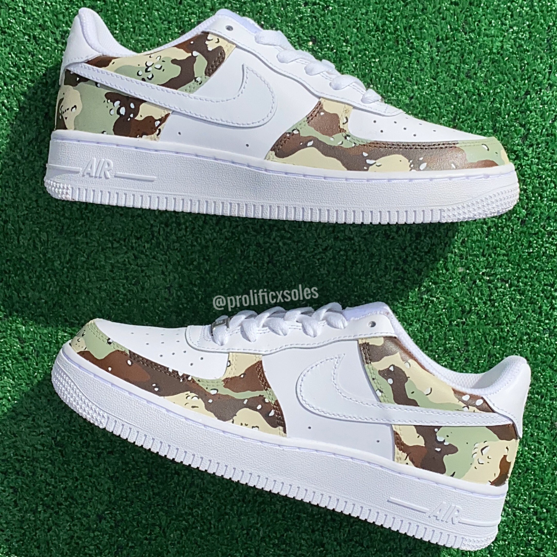 Desert Camo Custom Air Force 1 | Etsy