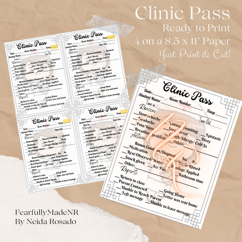 Clinic Pass - Etsy