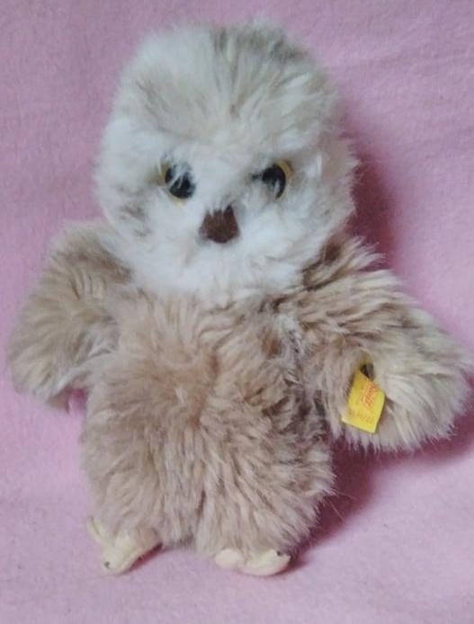 Vintage Uil Kerkuil door Steiff 2591/22 zeldzaam - Etsy Nederland