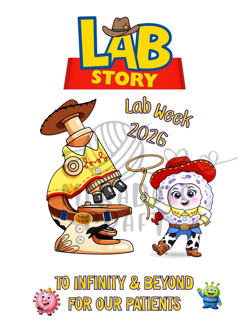Lab Week 2026 Digital Art Bundle | Medical Lab T-shirt & Poster Designs ...