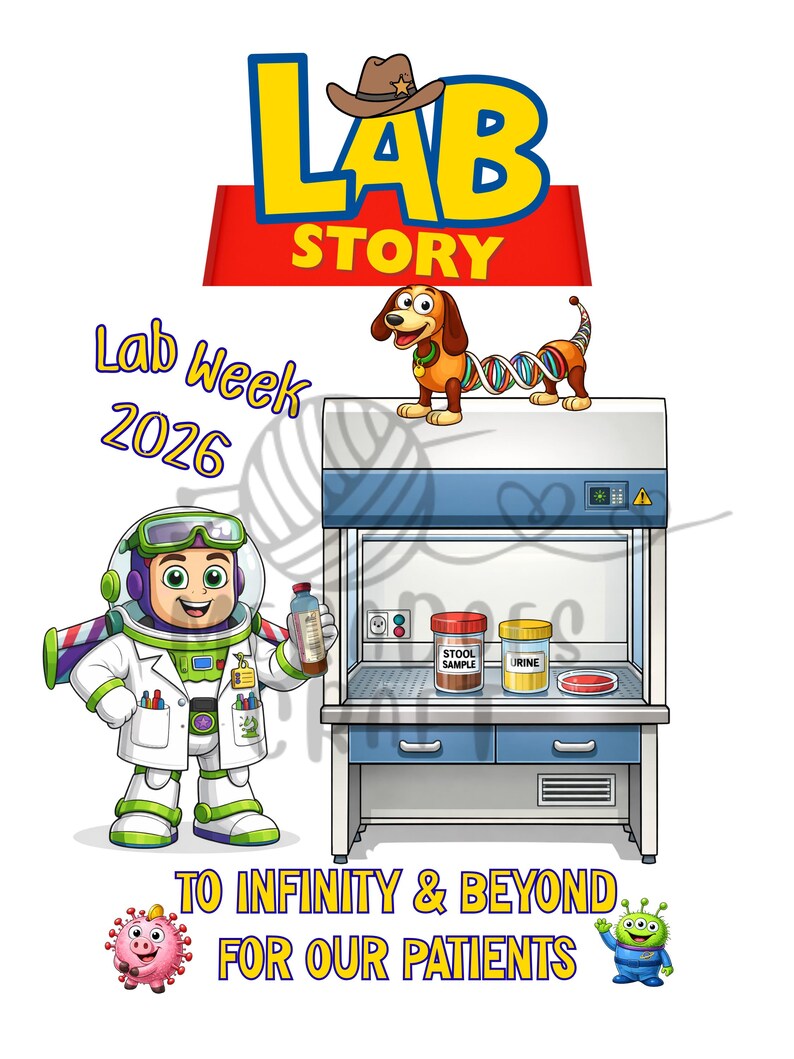 Lab Week 2026 Digital Art Bundle | Medical Lab T-shirt & Poster Designs ...