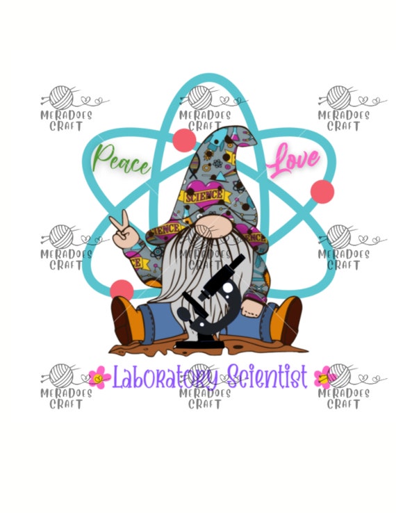 Sublimation Laboratory Gnome Digital Design - Etsy