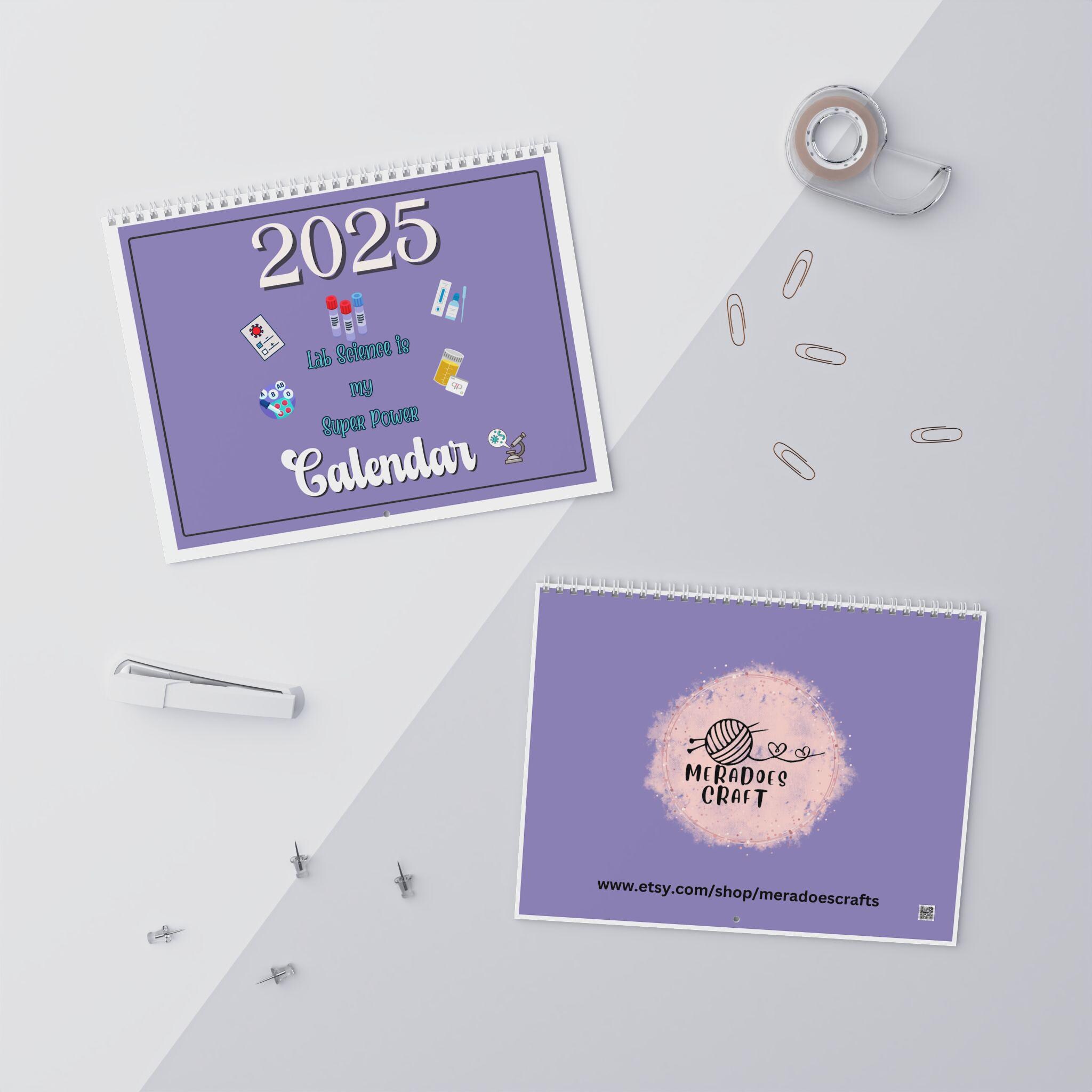 Laboratory Wall Calendars (2025) - Etsy