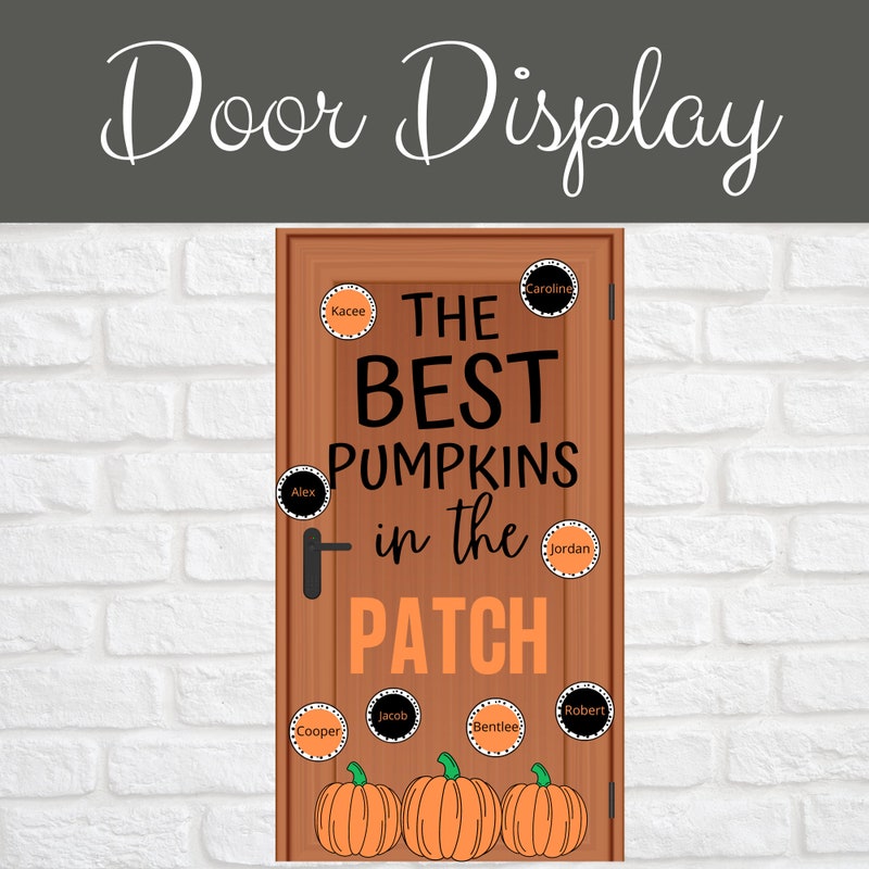 Halloween Classroom Door - Etsy