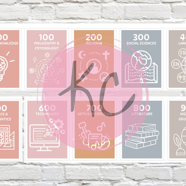 Dewey Decimal System - Etsy