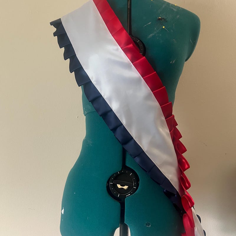 Navy Blue Sash - Etsy
