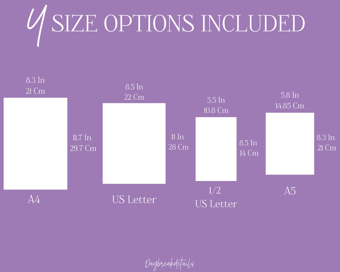 Weekly Task Tracker Printable To-do List Instant Download Including 5 ...