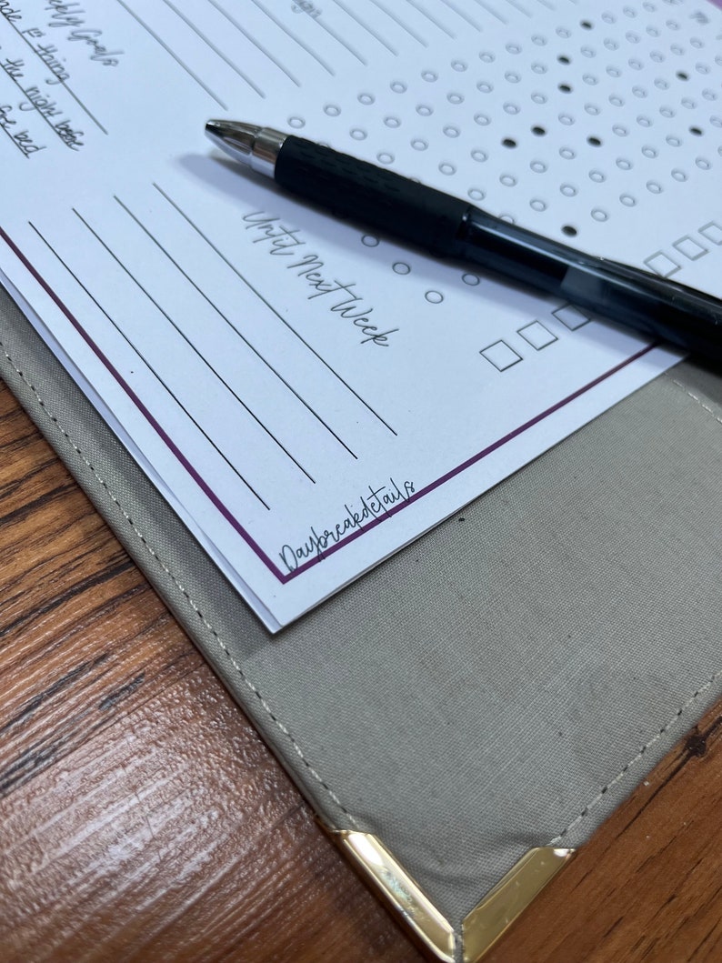 Weekly Task Planner To-do List Printable Instant Download Including 15 ...