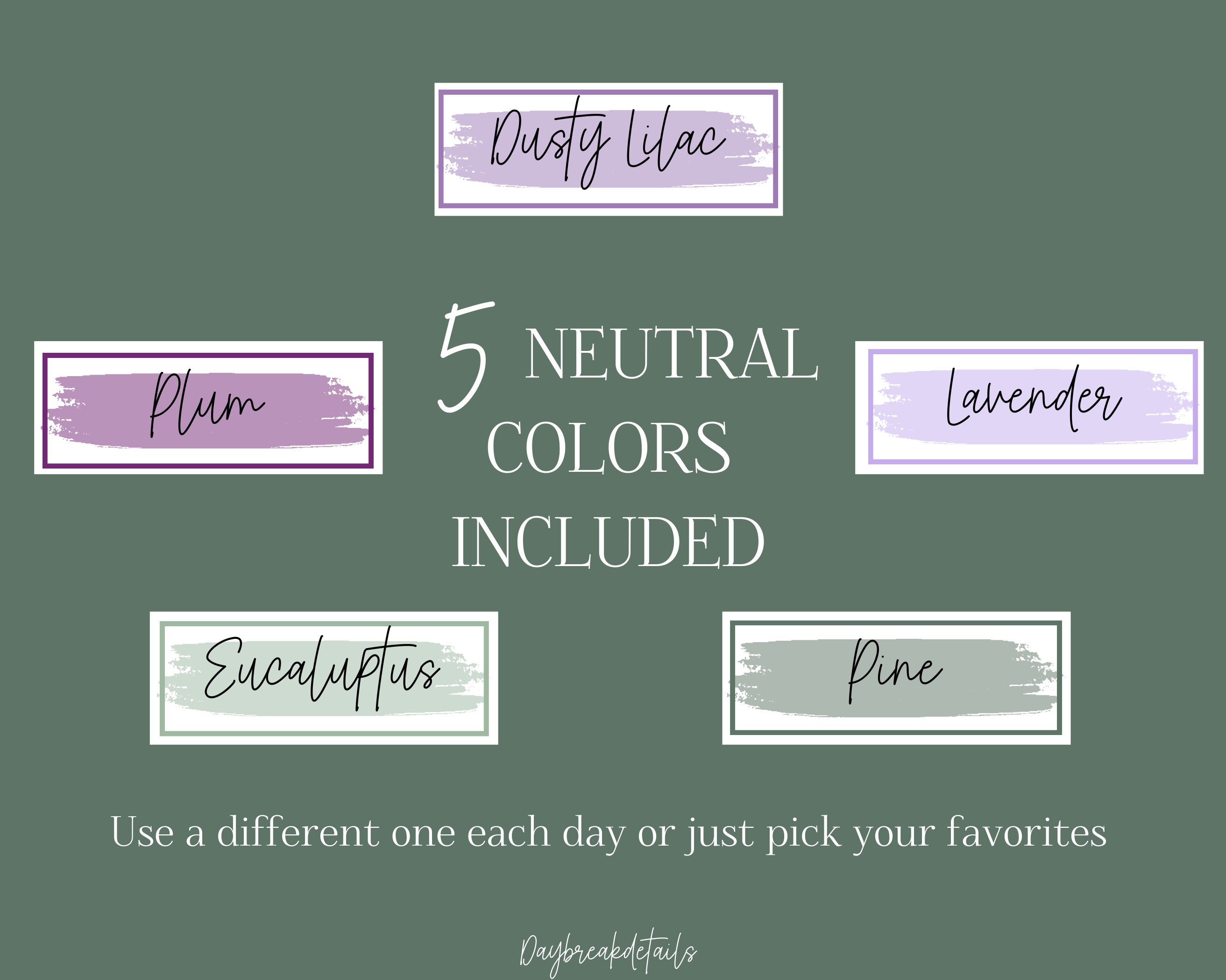 Weekly Task Tracker Printable To-do List Instant Download Including 5 ...