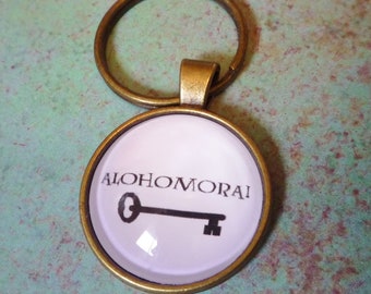 Alohomora Keychain. Pure Aluminum. 1/2 X 2 Hand Stamped Keychain - Etsy