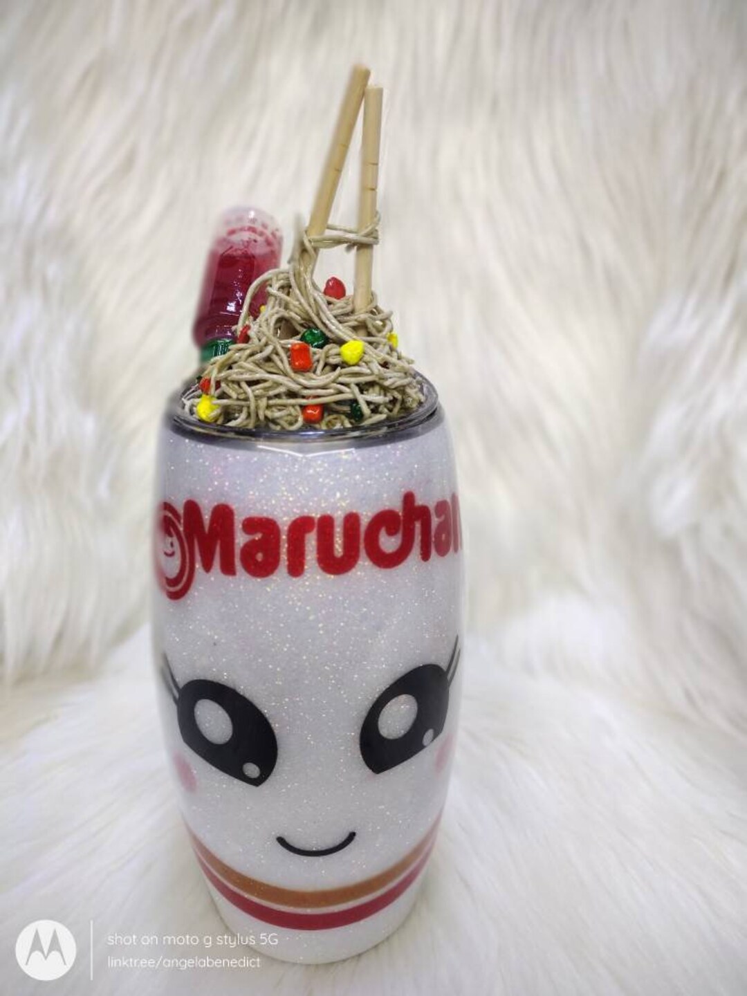 Maruchan Noodle 25oz Barrel Style Tumbler With 3d Noodle Lid and ...