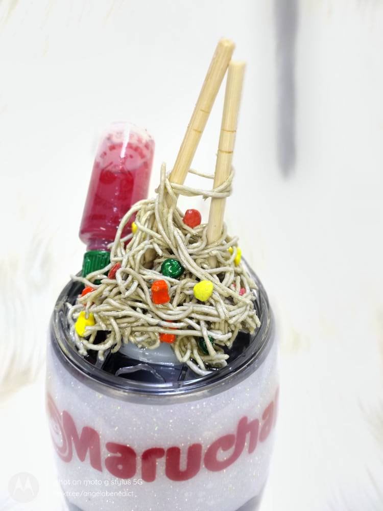 Maruchan Noodle 25oz Barrel Style Tumbler With 3d Noodle Lid - Etsy