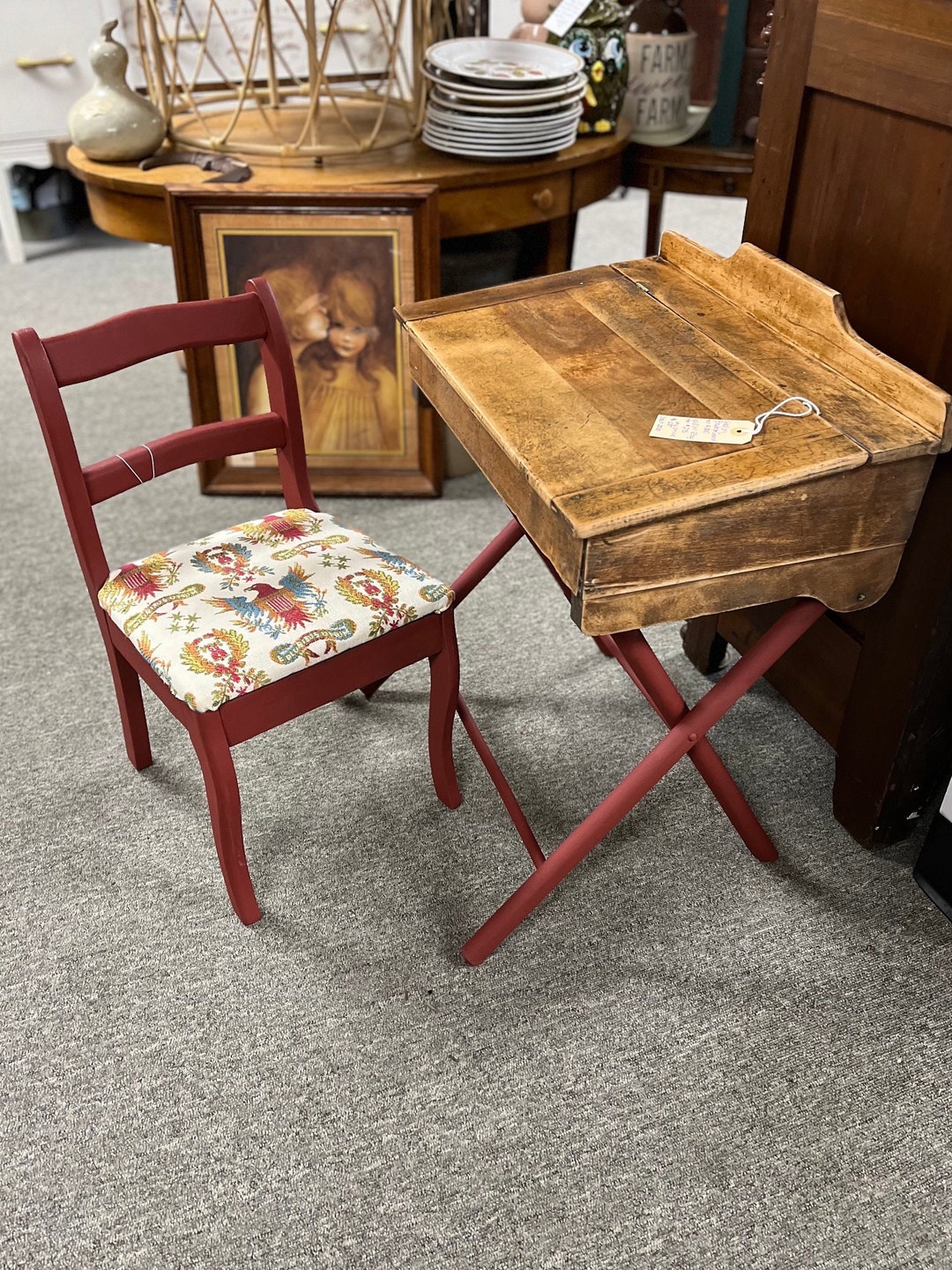 Vintage Folding Childrens Desk Made by Paris Furniture Company - Etsy