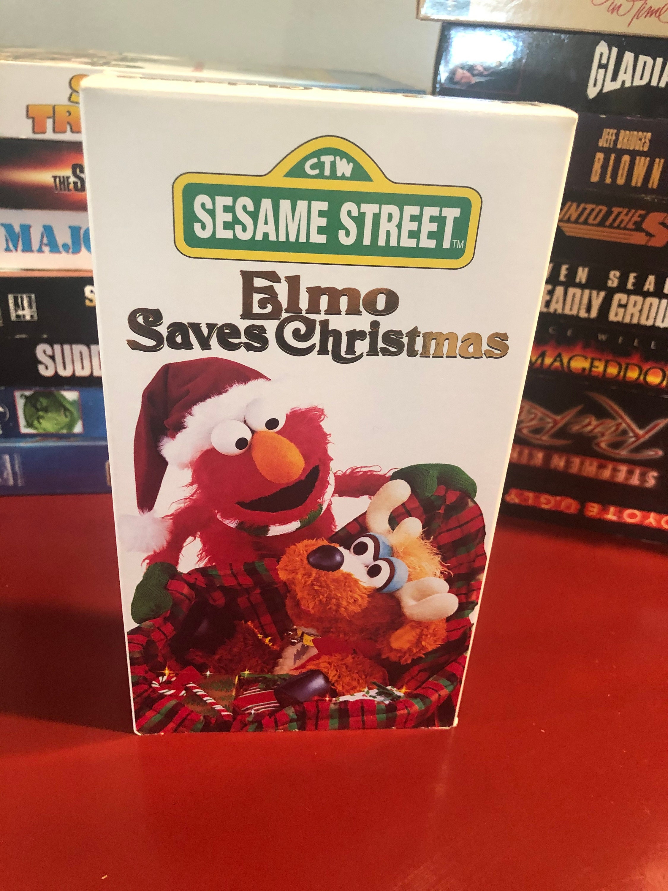 Sesame Street Elmo Saves Christmas Vhs