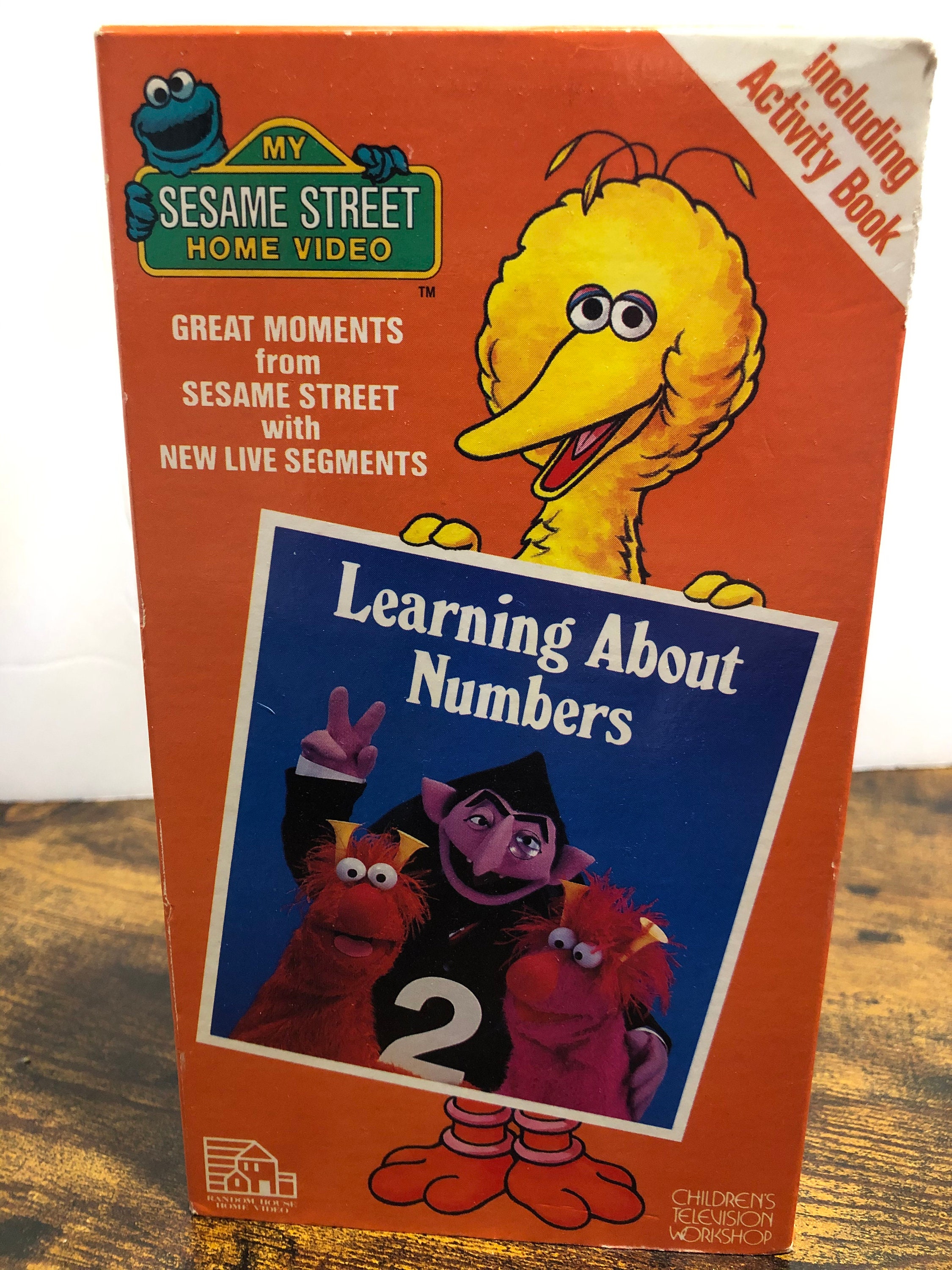Sesame Street Learning About Numbers Vhs